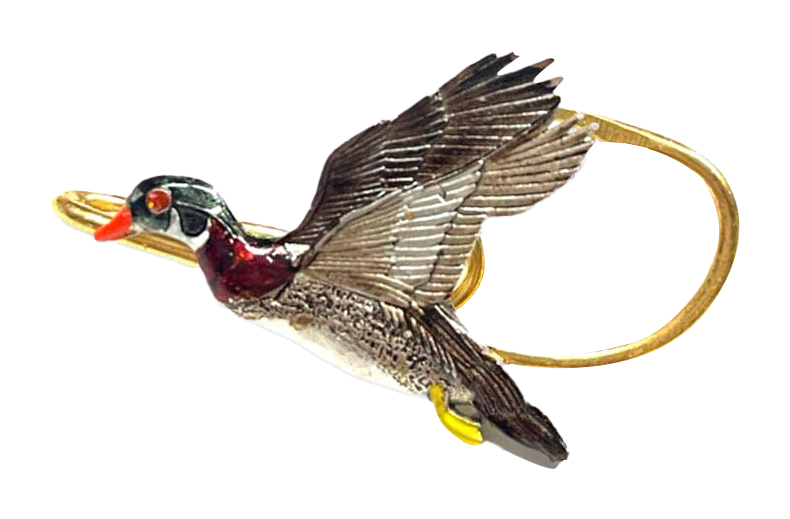 Hookits Wood Duck Fishing Hook Hat Pin Clip | Bass Pro Shops